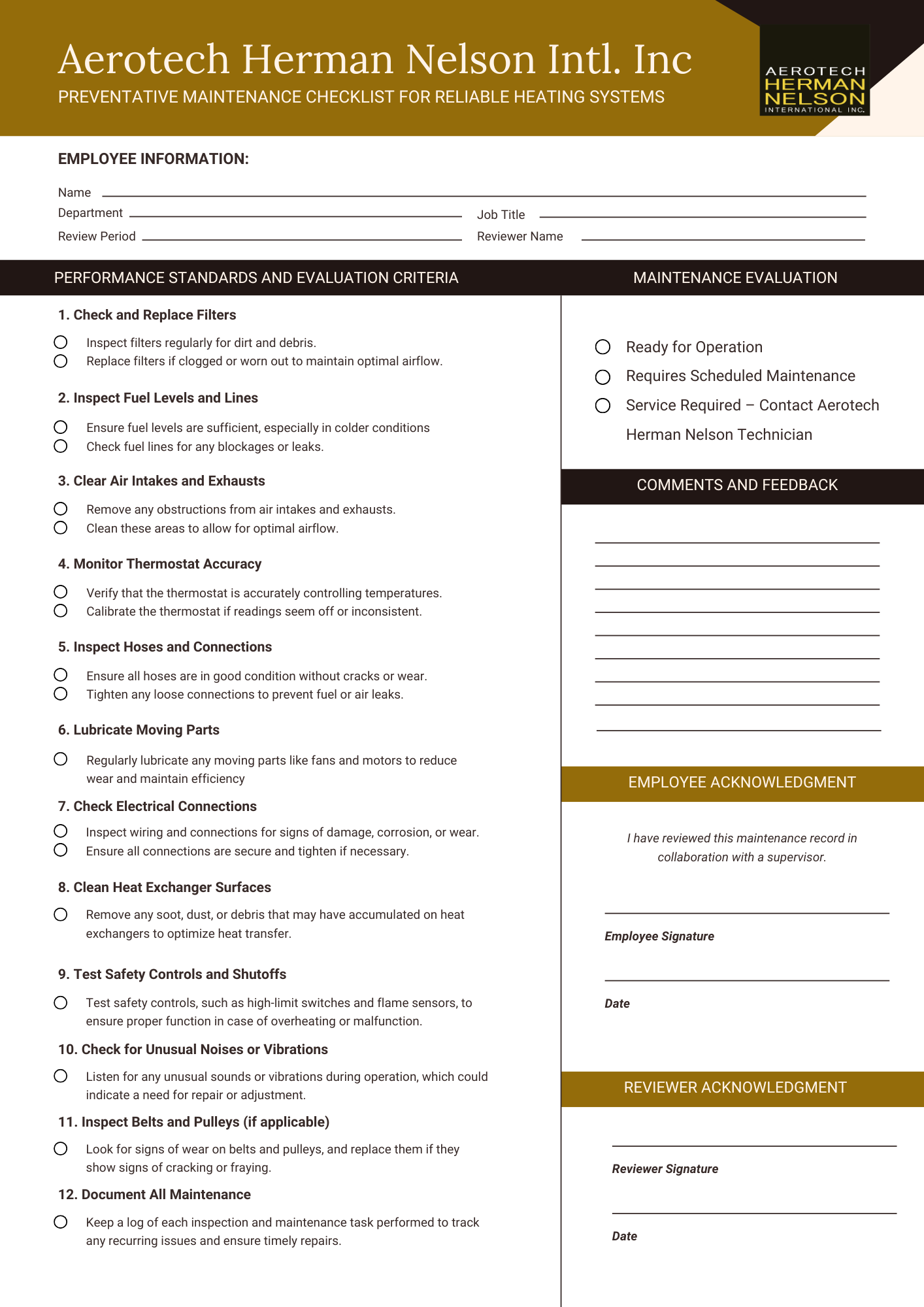 Download Maintenance Record 2024 – Track Heater Performance